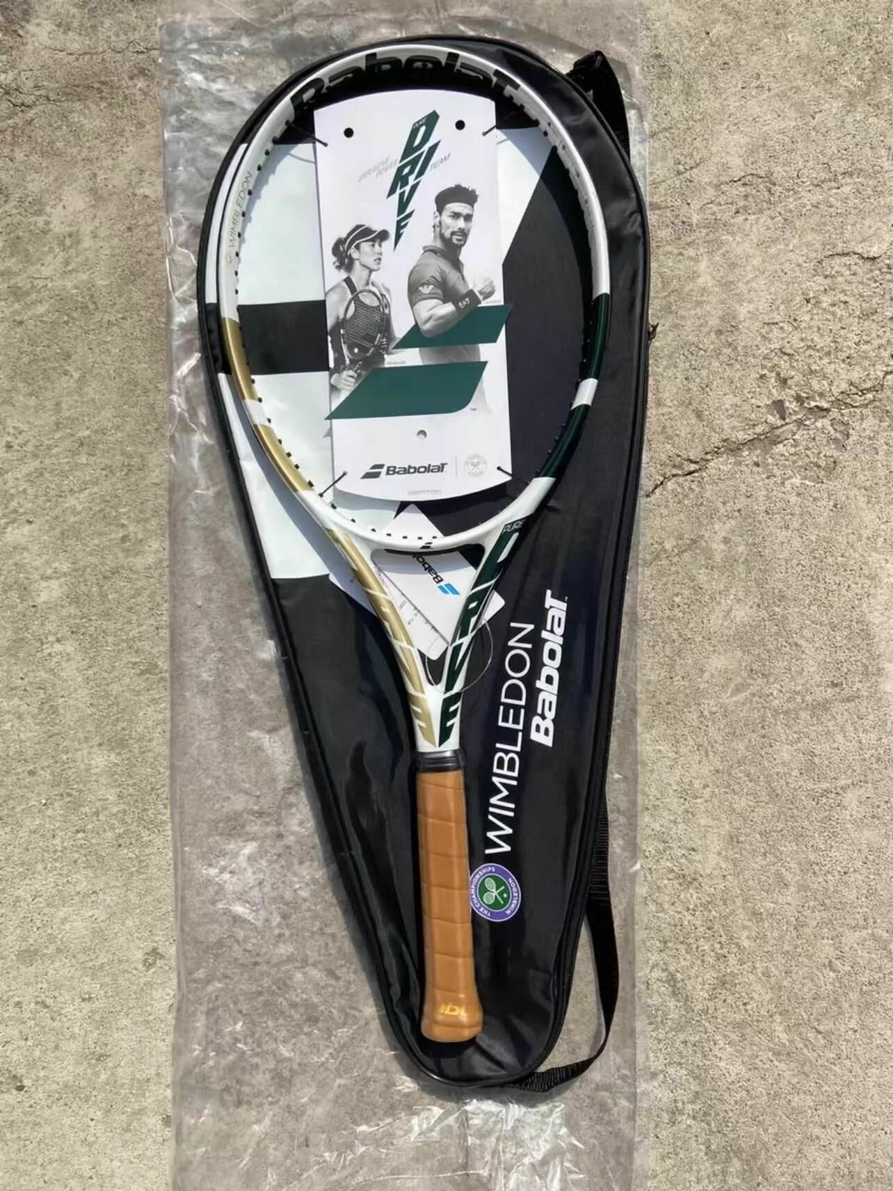 Теннисная ракетка BABOLAT PURE DRIVE TEAM WIMBLEDON (Ручка: 2)