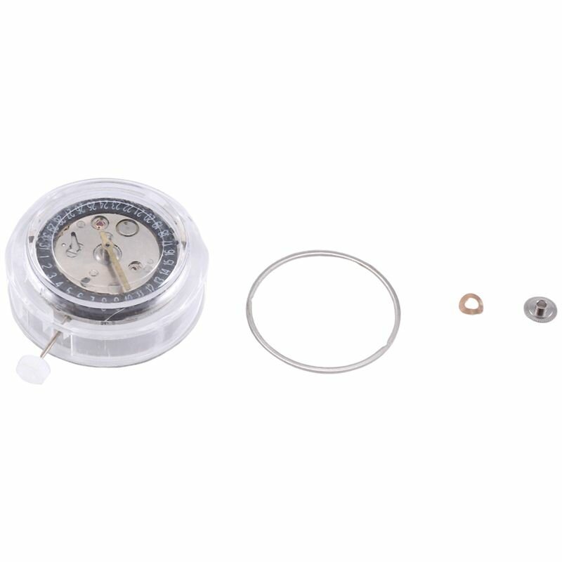 28:13 по Гринвичу, 4-стрелочный механизм, заводная головка на отметке 6