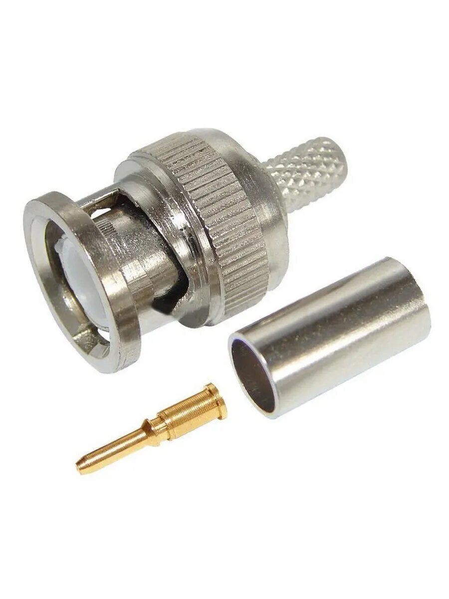 Разъем Rexant, штекер BNC для кабеля типа RG-58, обжим {05-3001} (1 шт)