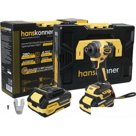 Винтоверт Hanskonner HCD20280BLC (с 1-им АКБ, кейс)