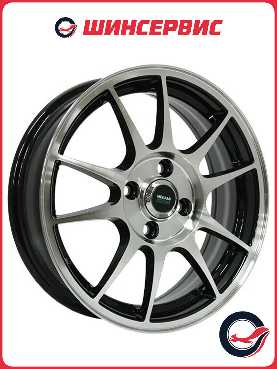 Литой колесный диск Megami MGM-5 R15x6.0J 4x100 ET40 ЦО67.1 для автомобиля