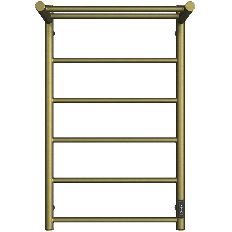 Полотенцесушитель электрический Двин (Dveen) FJ neo 80х50 см, с полкой, К диммер состаренная бронза полуглянец