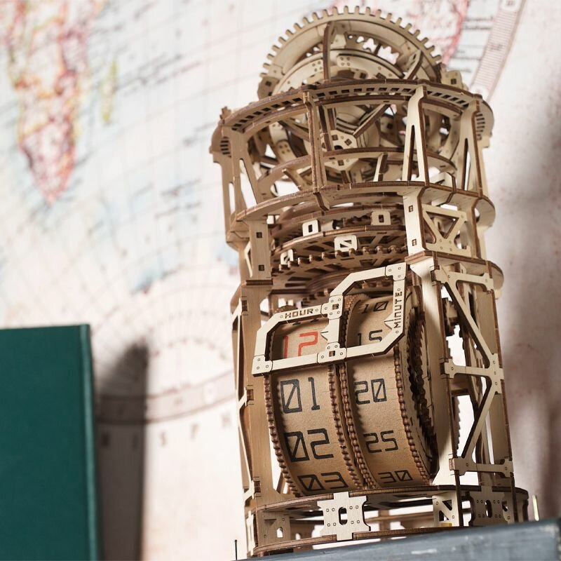 Часы обсерватории-Набор деревянных часов, 3d-головоломка-механический конструктор