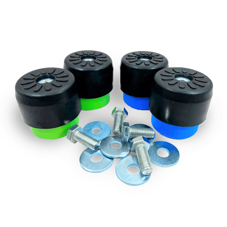 Виброопора REXFABER RFPMM40, металлическая, синяя, зеленая, 40 см х 42 см