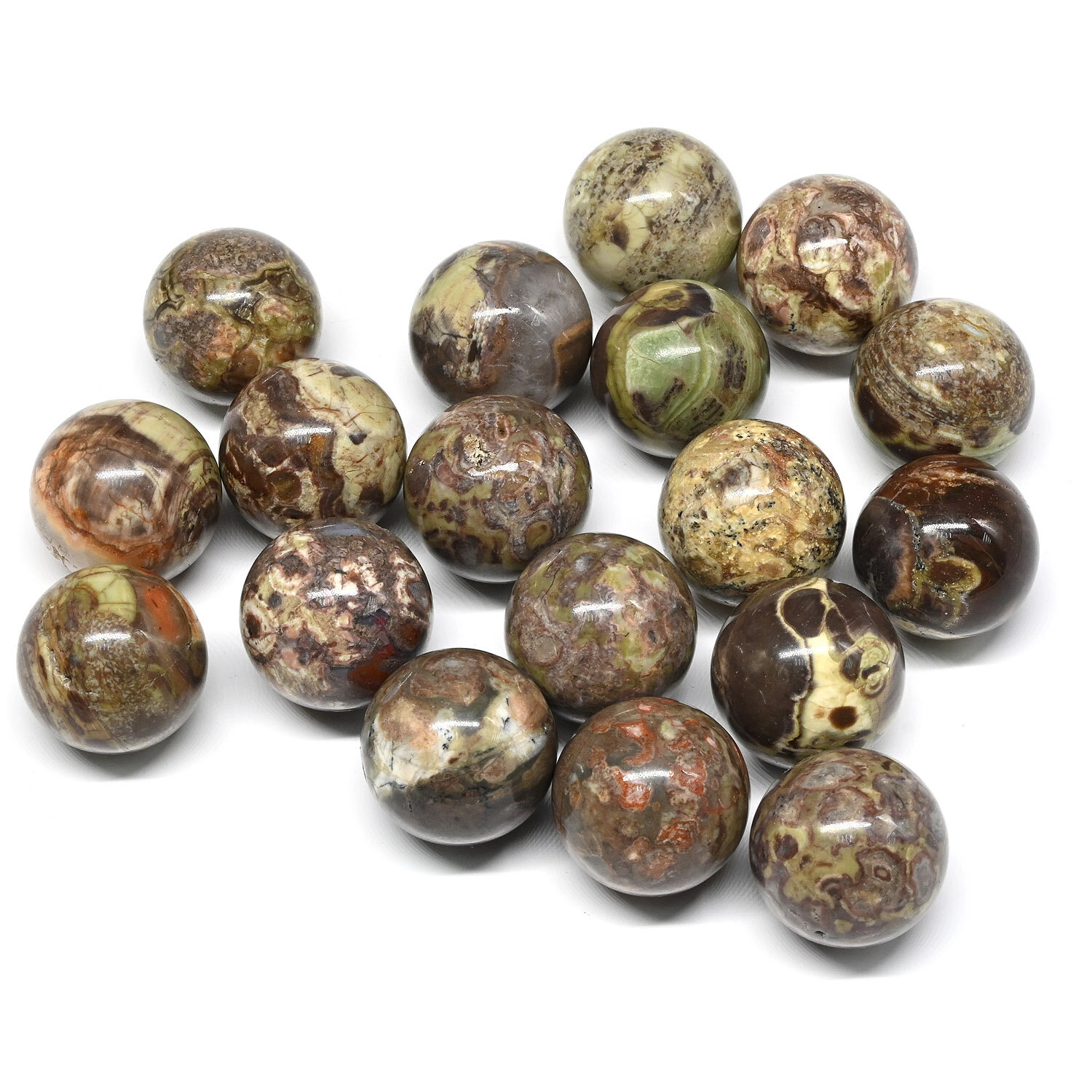 Шар из агата цветочного, диаметр 20мм .