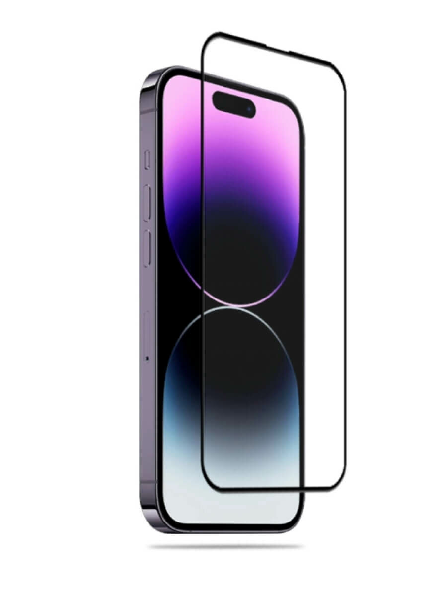 Защитное стекло (бронестекло) для iPhone 15 Pro Max Черный