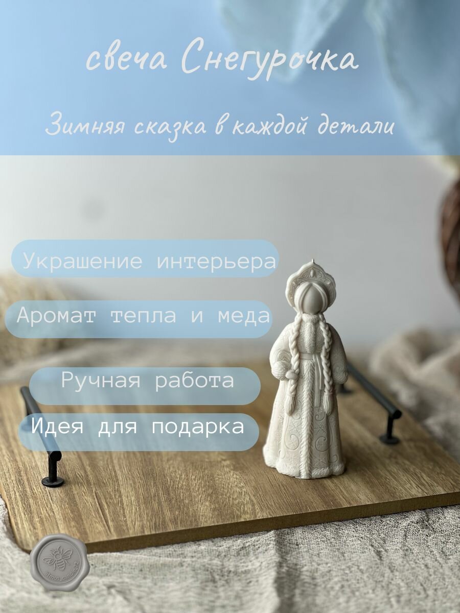 Свеча Снегурочка