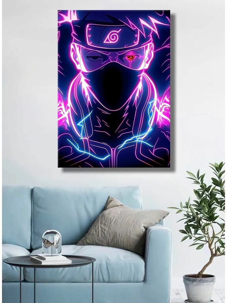 Картина "Неоновая тень", галерейная 50х70см 1шт.