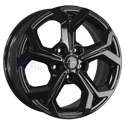 Литой колесный диск Khomen Wheels KHW1606 (Mitsubishi) 6,5x16/5x114,3 ET46 D67,1 Black