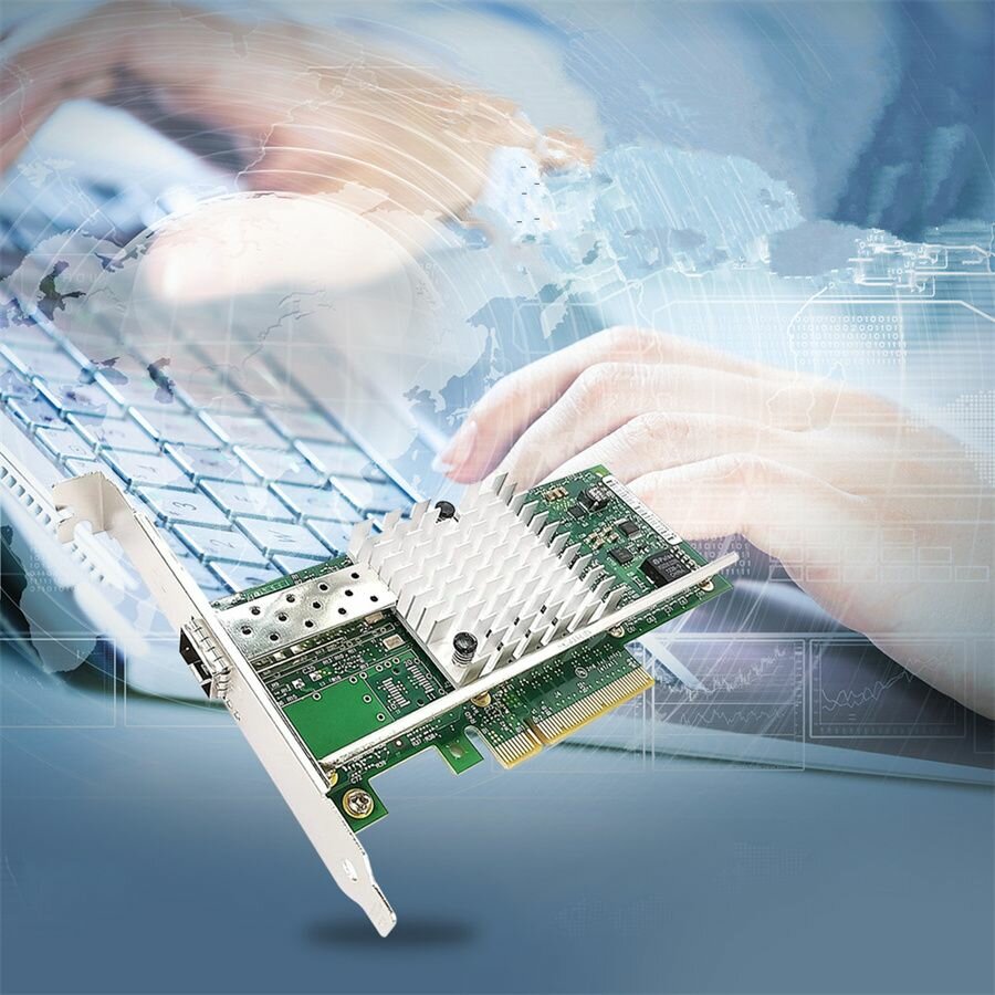Для 10 Гбит/С Pci-E X8 Однопортовый Sfp + Ethernet Серверный Адаптер X520-Da1 /E10G41Btda