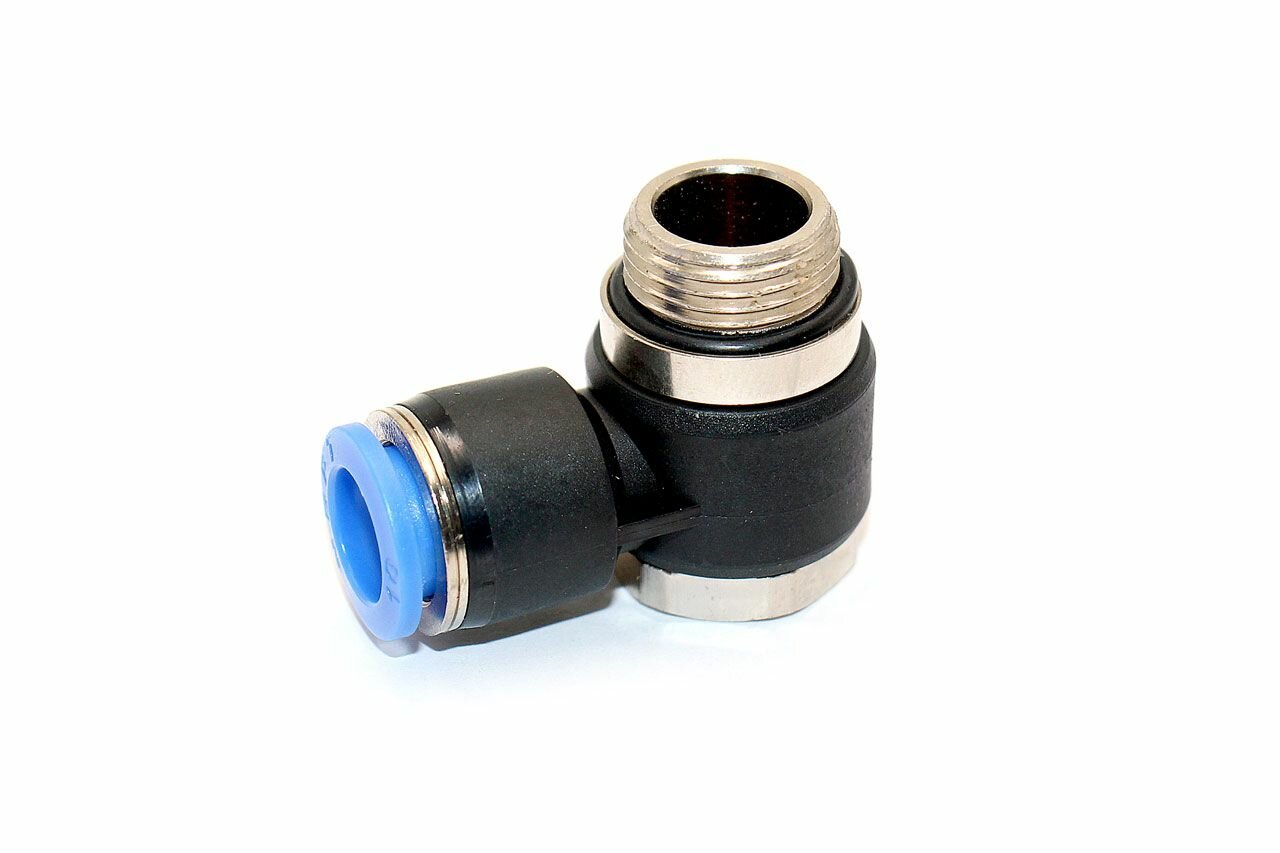 Пневмофитинг L-образный с наружной резьбой PH 10-03 (G3/8")