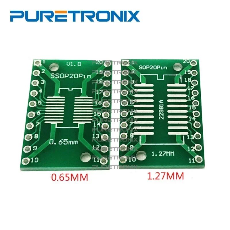 SMD-адаптеры SOP20 SSOP20 TSSOP20 20 шт.