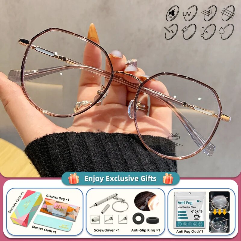 Женские фотохромные очки CLLOIO, C5-Grey Pink