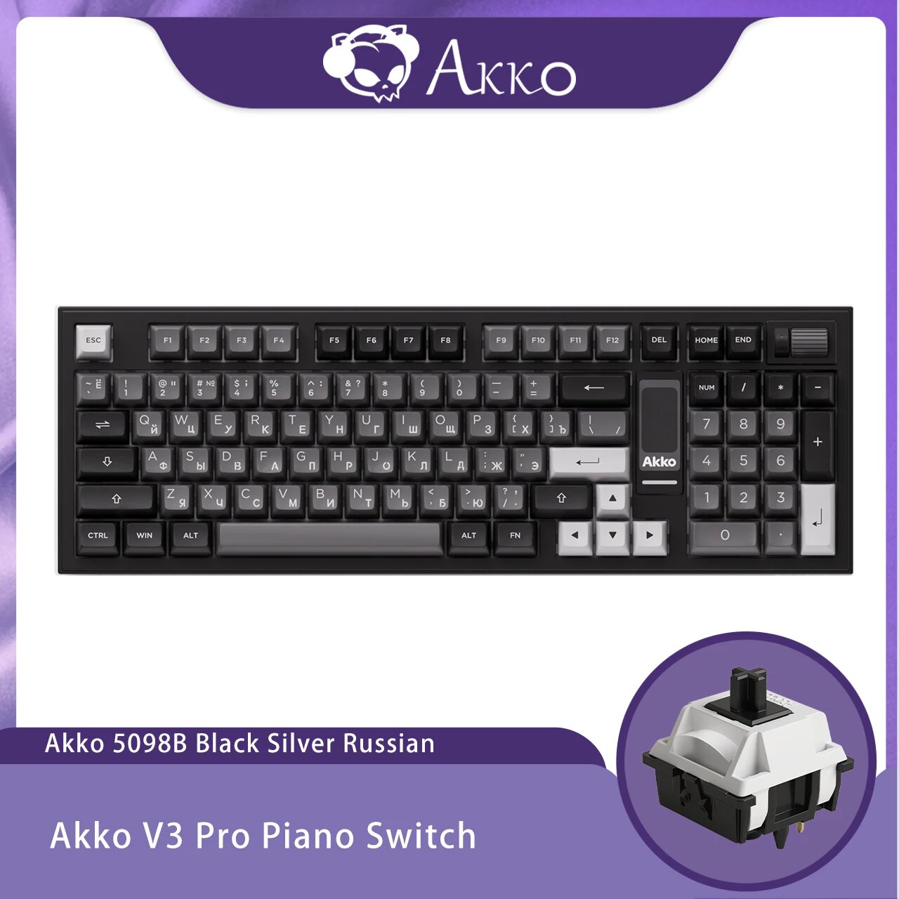 Механическая клавиатура AKKO 5098B с экраном