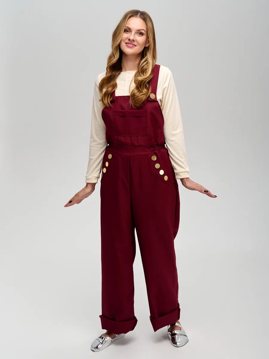 Карнавальный костюм Элли взрослый, бордовый, XS (42)