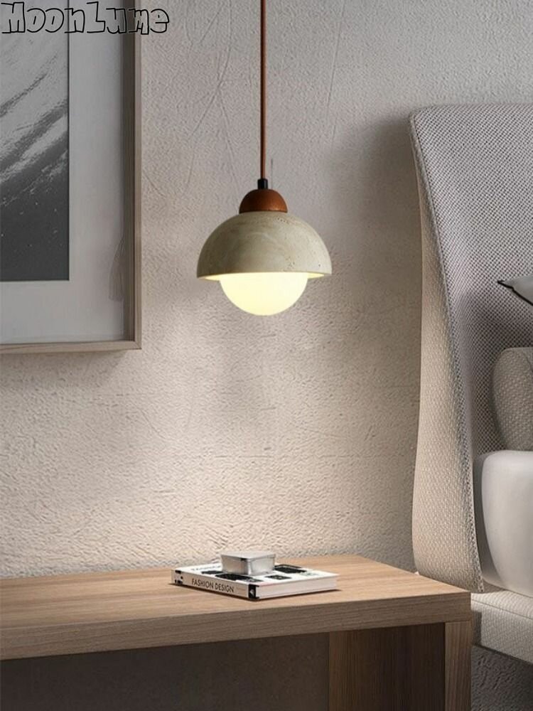 Креативная люстра из натурального камня