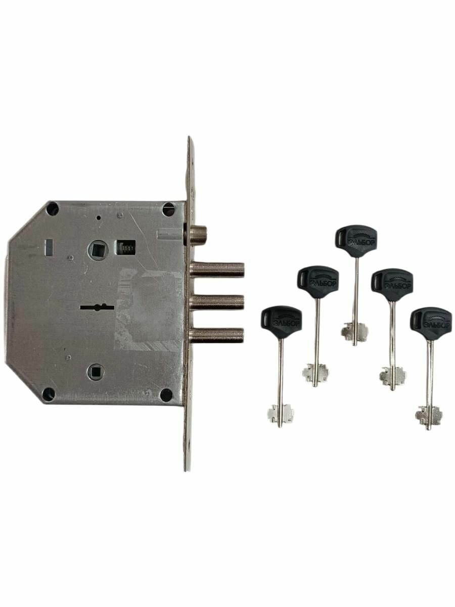 Замок Врезной ЗВ 1.05.41 Эльбор Базальт 5кл (95мм) корпус без ответной планки без ручек