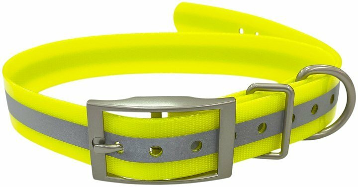 Artelv Collar GPS шлейка для ошейника желтого цвета светоотражающая безопасность прогулок