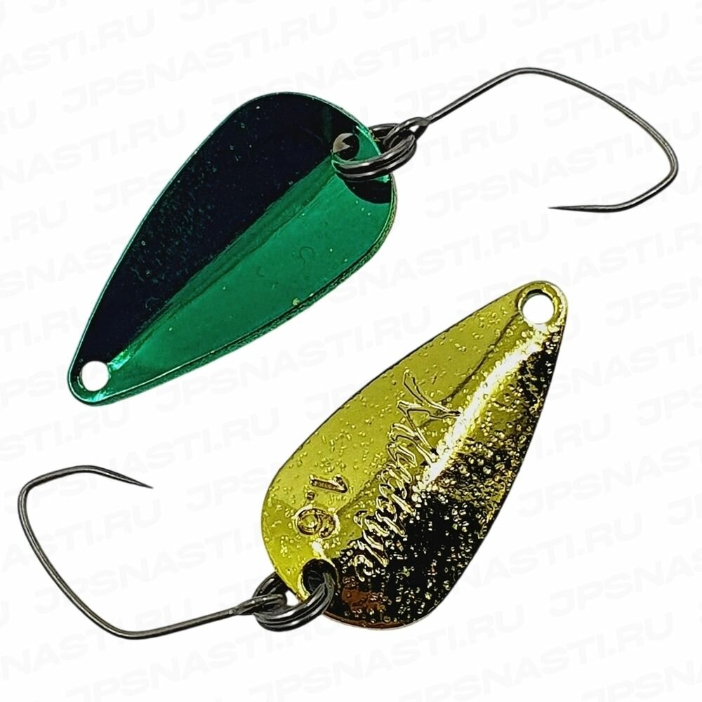 Колеблющаяся блесна для ловли форели Ivyline Muddyle, 1.6 гр, M04 / Форелевые приманки для рыбалки