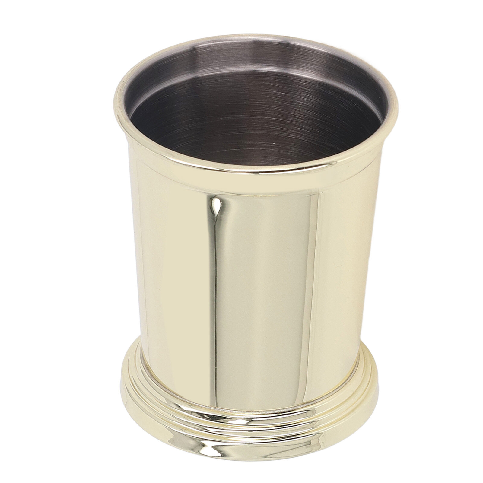 Золотая металлическая коктейльная чаша с основанием из нержавеющей стали для домашнего бара, винтажный стиль