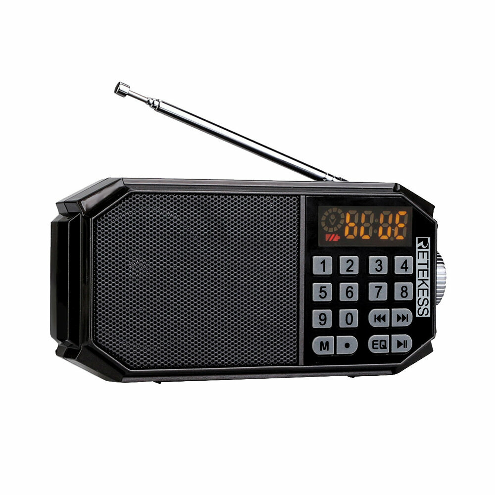 Retekess TR610 Радио Bluetooth Колонки ДигиITALный Приемник Радио MP3 Плеер Выход для Наушников LED Дисплей Поддержка TF Карты USB Драйв чтение