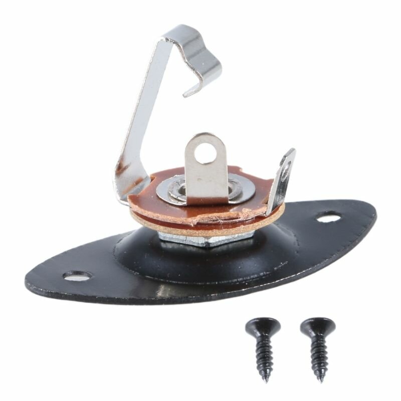 Разъем для электрогитары-черный