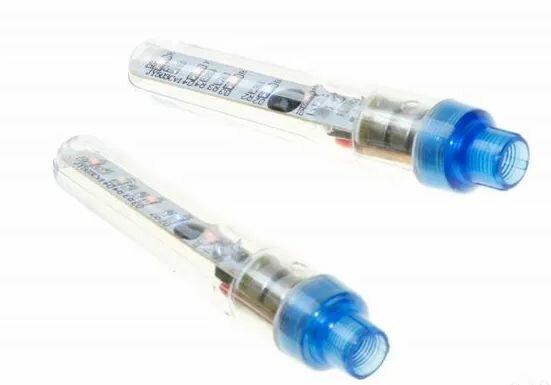 Колпачки ниппельные светодиодные JY156, на батарейках, 5 диодов, 8 режимов