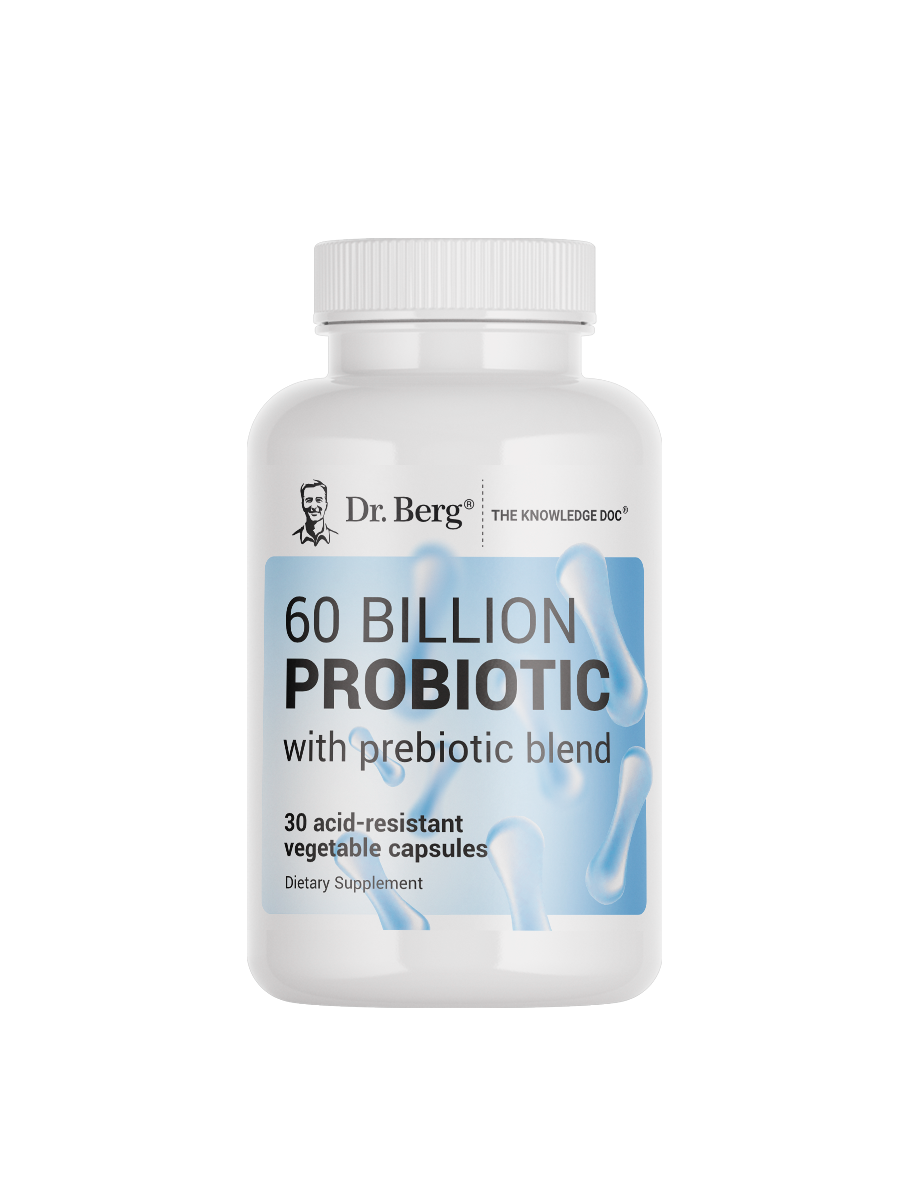 Dr. Berg - 60 Billion Probiotic Supplement - 30 Capsules