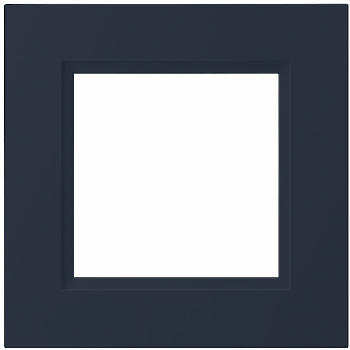 Стеклянная дверь, матовая поверхность синий, 40x40 см IKEA AXSTAD акстад