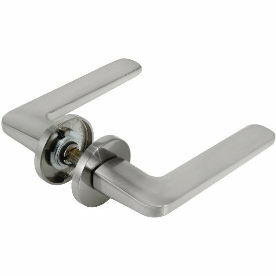 Adden Bau Ручка дверная межкомнатная на круглом основании ELIT S-487 NICKEL (цвет никель)