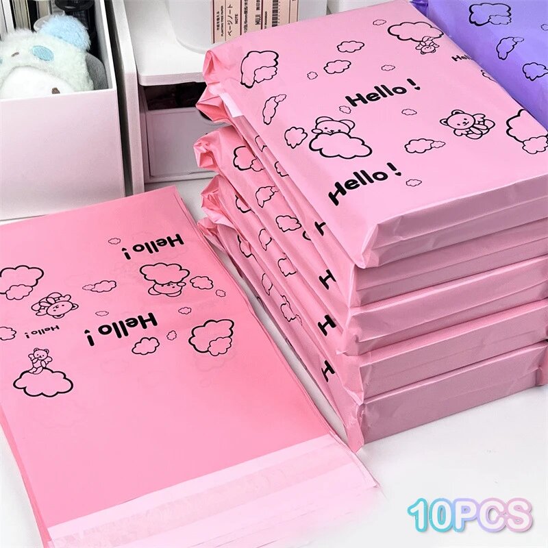 Водонепроницаемые пакеты для хранения 10 шт. Розовый, pink