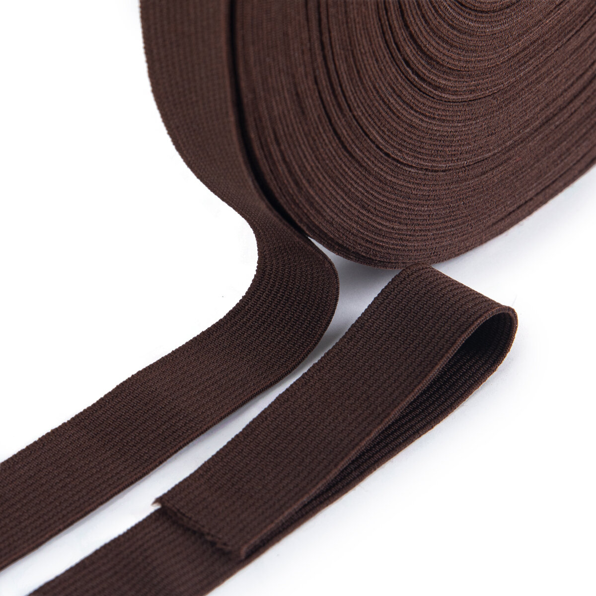 Эластичная Беларусь 20 мм 1 мм 8с677 Ч цв. (р. 3822Ч ) 20 м тканая 487007/ коричневый
