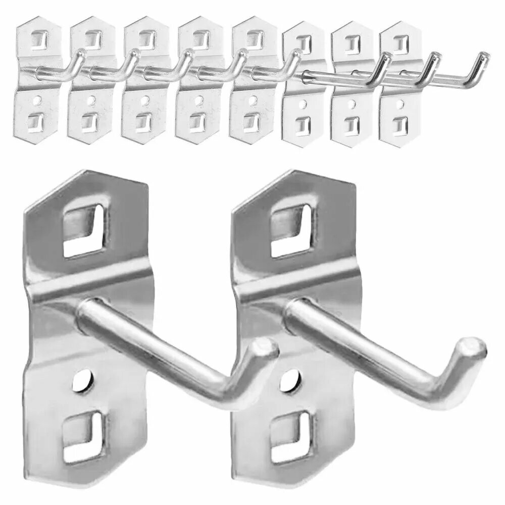 Надёжные Крючки Для Организации Пространства, Подходят Для Дома И Офиса, 10 Штук Размер 5.80X5.80X0.60Cm