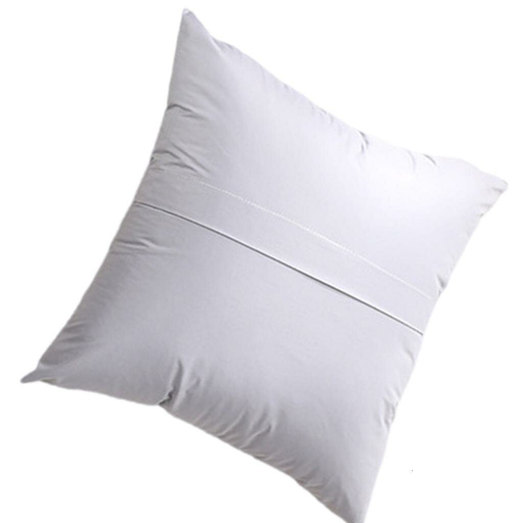 Непромокаемый чехол для подушки 45x45 см из хлопка с застежкой-молнией, Серый