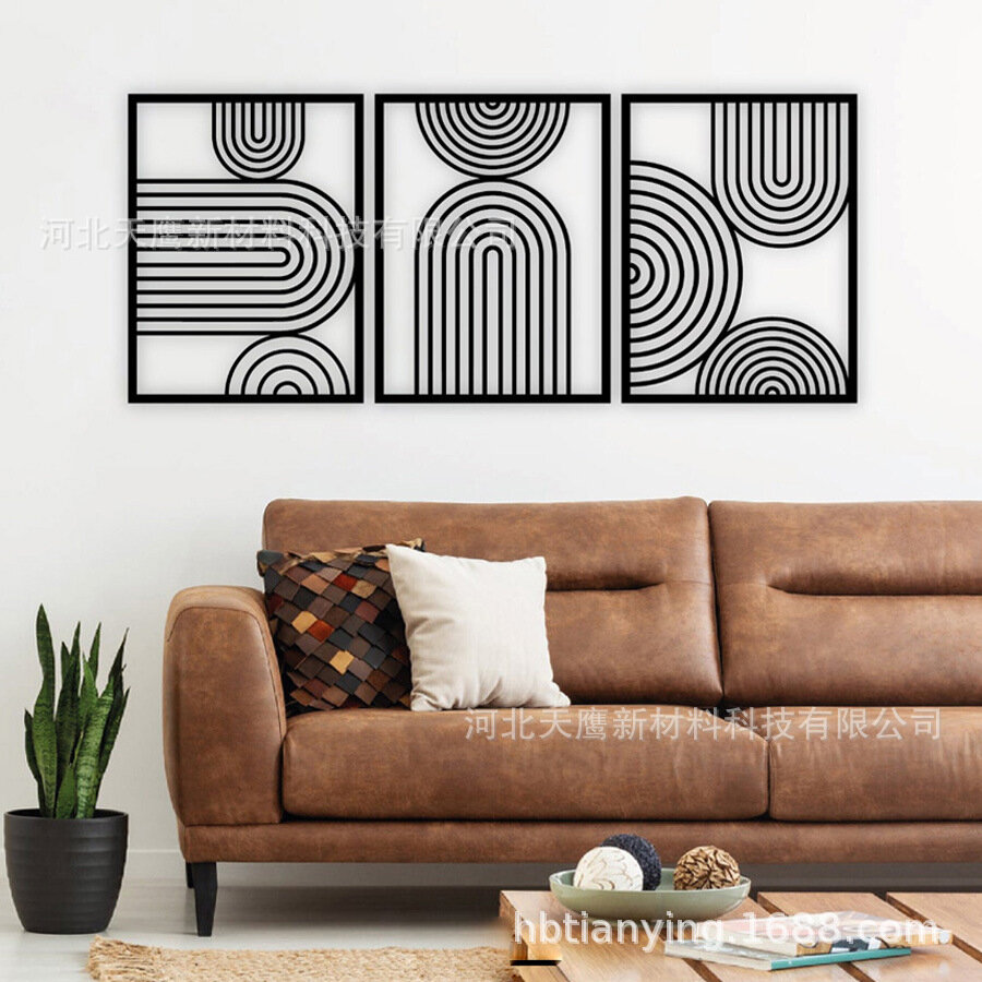 Настенное украшение в стиле бохо, геометрическое, средневековое, современное, из фетра, большого размера, абстрактное,