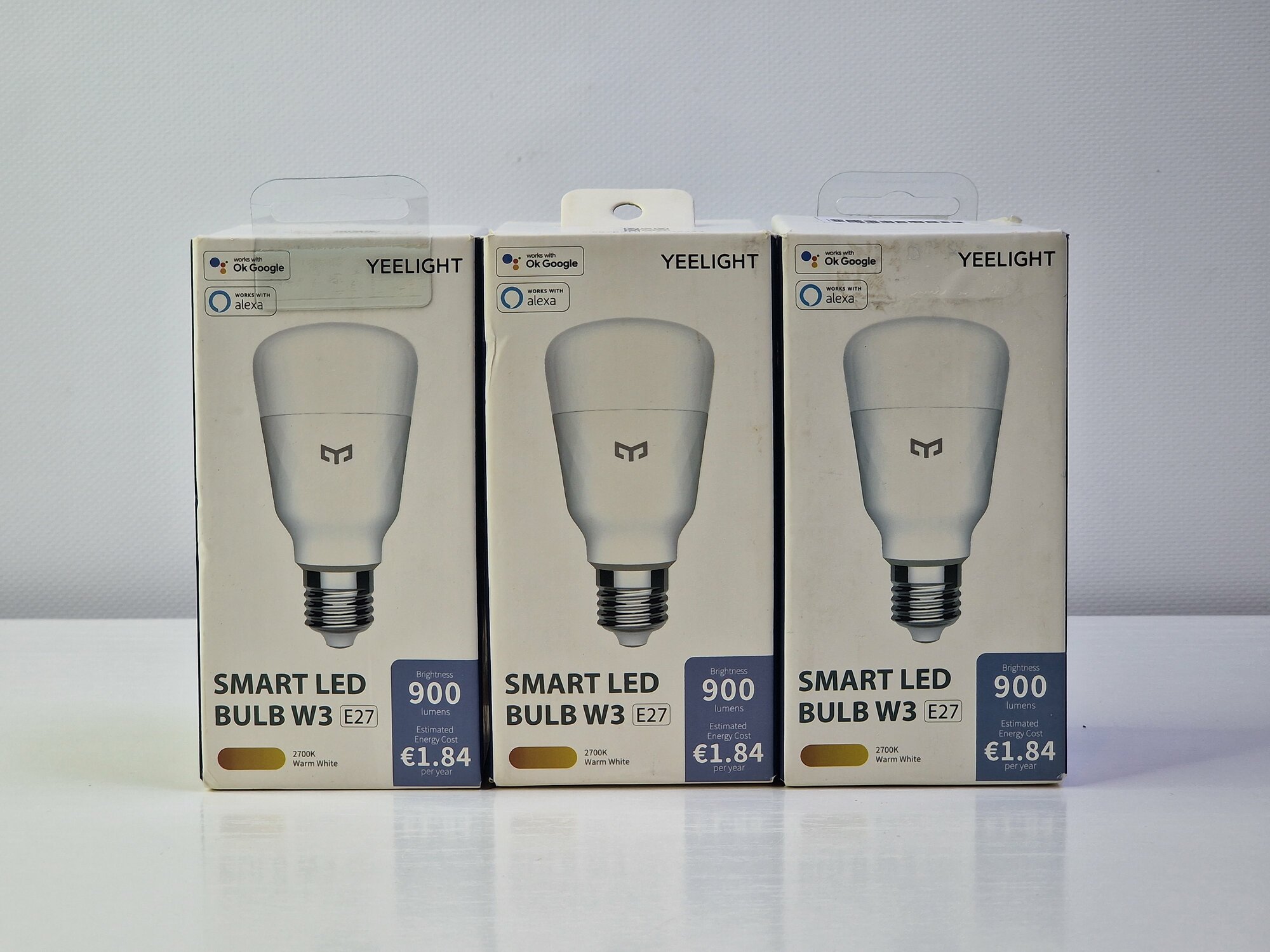 Лампа светодиодная Yeelight Smart LED Bulb W3 White, YLDP007, E27, 8 Вт, 6500 К