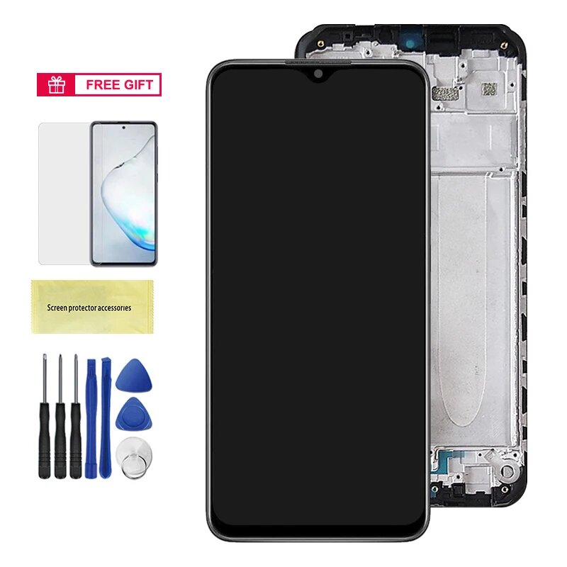 6,53 "для Xiaomi Redmi 9, ЖК-дисплей, сменный преобразователь сенсорного экрана для Redmi 9 M2004J19G M2004J19C, ЖК-дисплей с рамкой Black With Frame