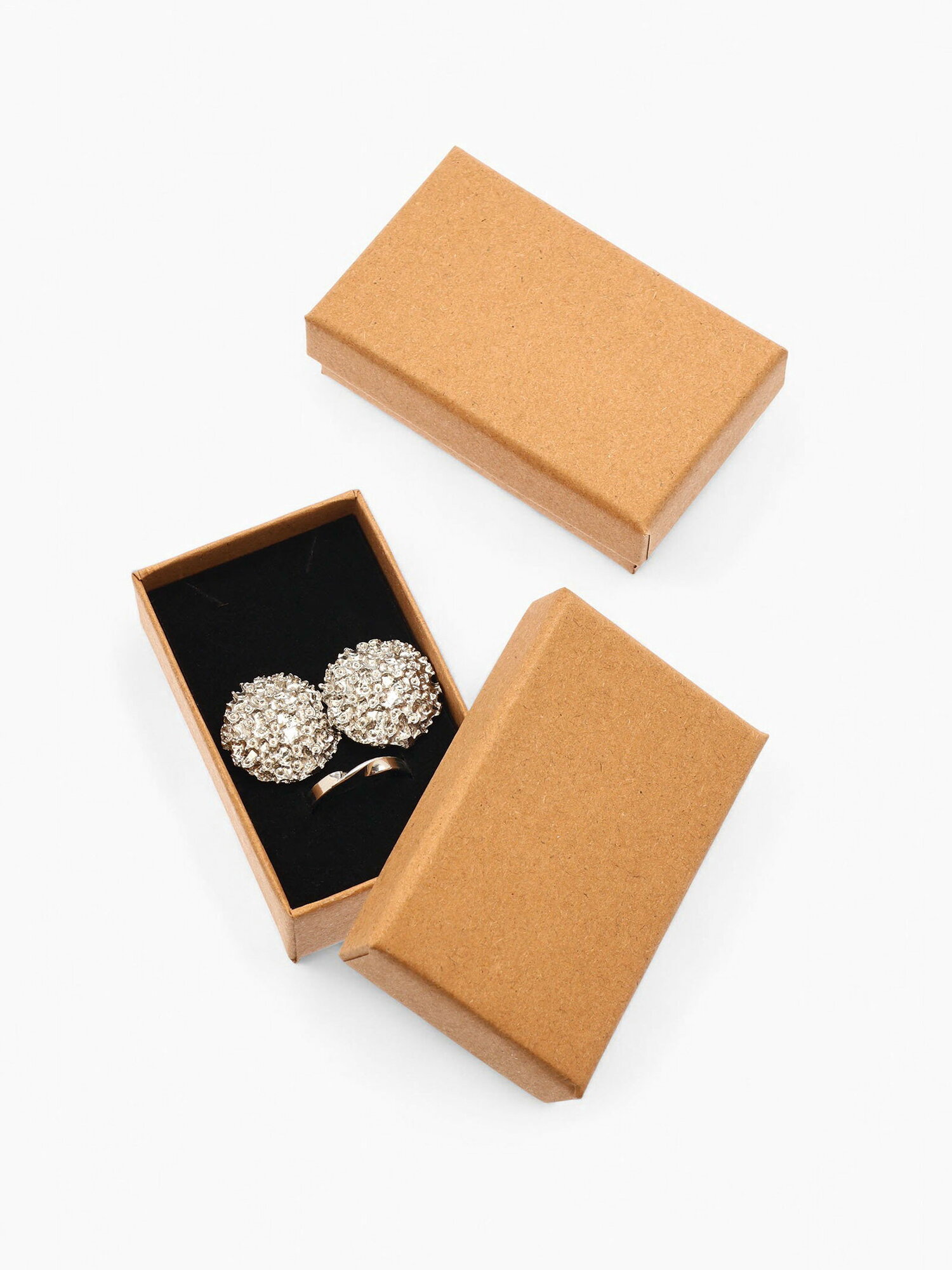 Набор коробочек подарочных 6 шт. под набор "Крафт", 5x8 см, бежевый