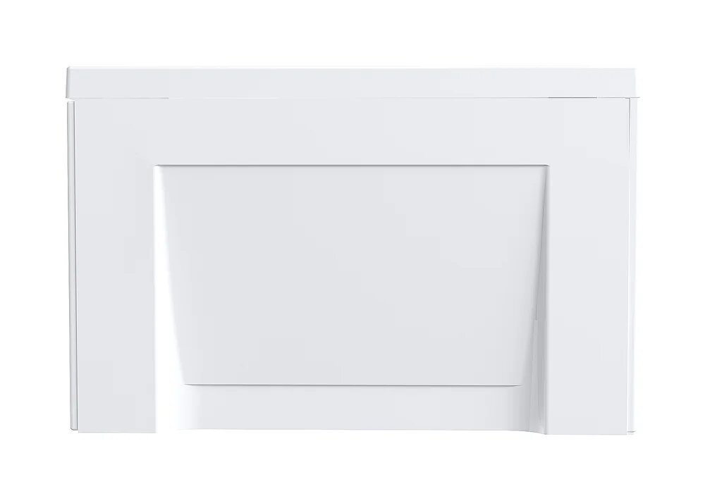 Боковой экран Alex Baitler Ritsa PT9058H из полистирола, экран под ванну боковой, белый, прямоугольный, с креплением