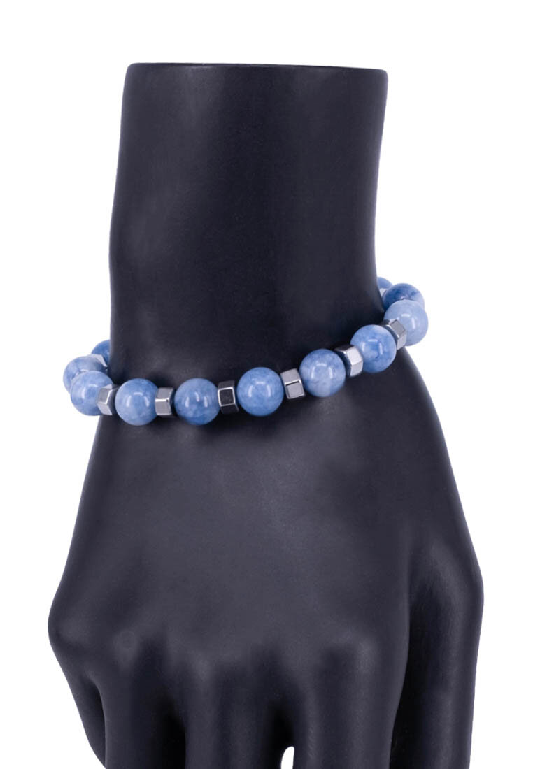 Эластичный браслет, агат