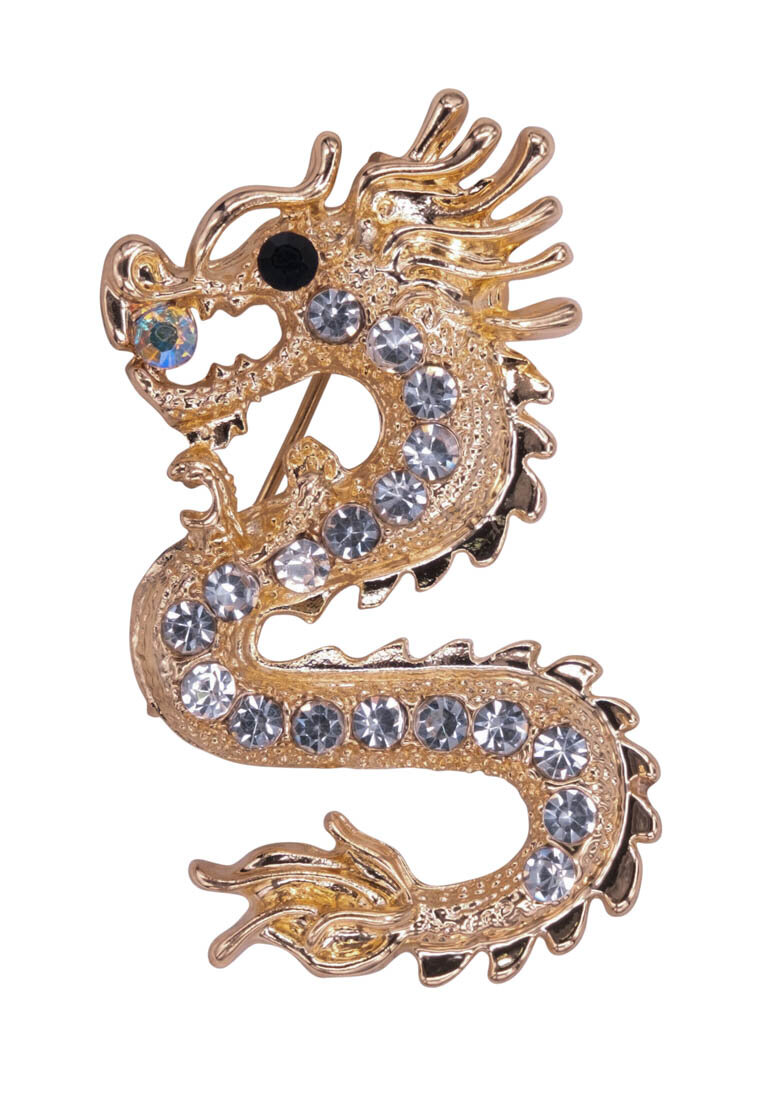 Брошь, стразы