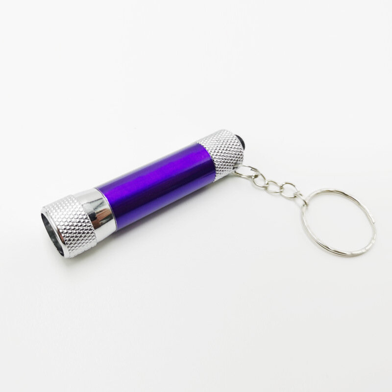 Алюминиевый сплав фиолетовый фонарик мини 395 ультрафиолетовая лампа для бесшовного отверждения клея мини фиолетовая лампа для проверки банкнот