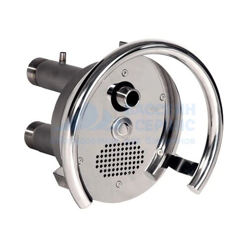 Противоток Xenozone (закладная деталь с лицевой панелью и сенсорной пьезокнопкой) 50 м3/час, AISI-316, цена - за 1 шт