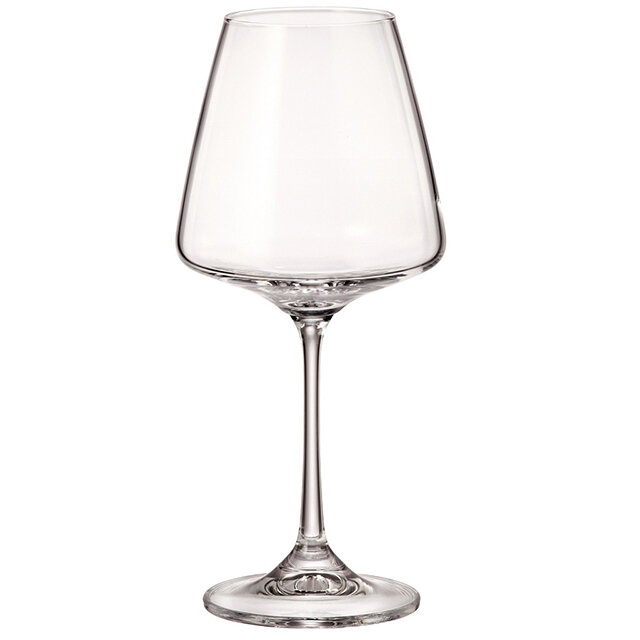 CRYSTAL BOHEMIA Corvus набор бокалов для вина 6 шт. по 360 мл из прозрачного стекла