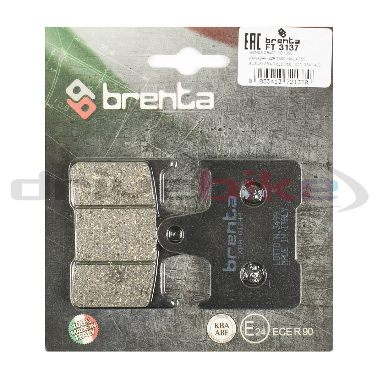 BRENTA Тормозные колодки FT 3137 Organic