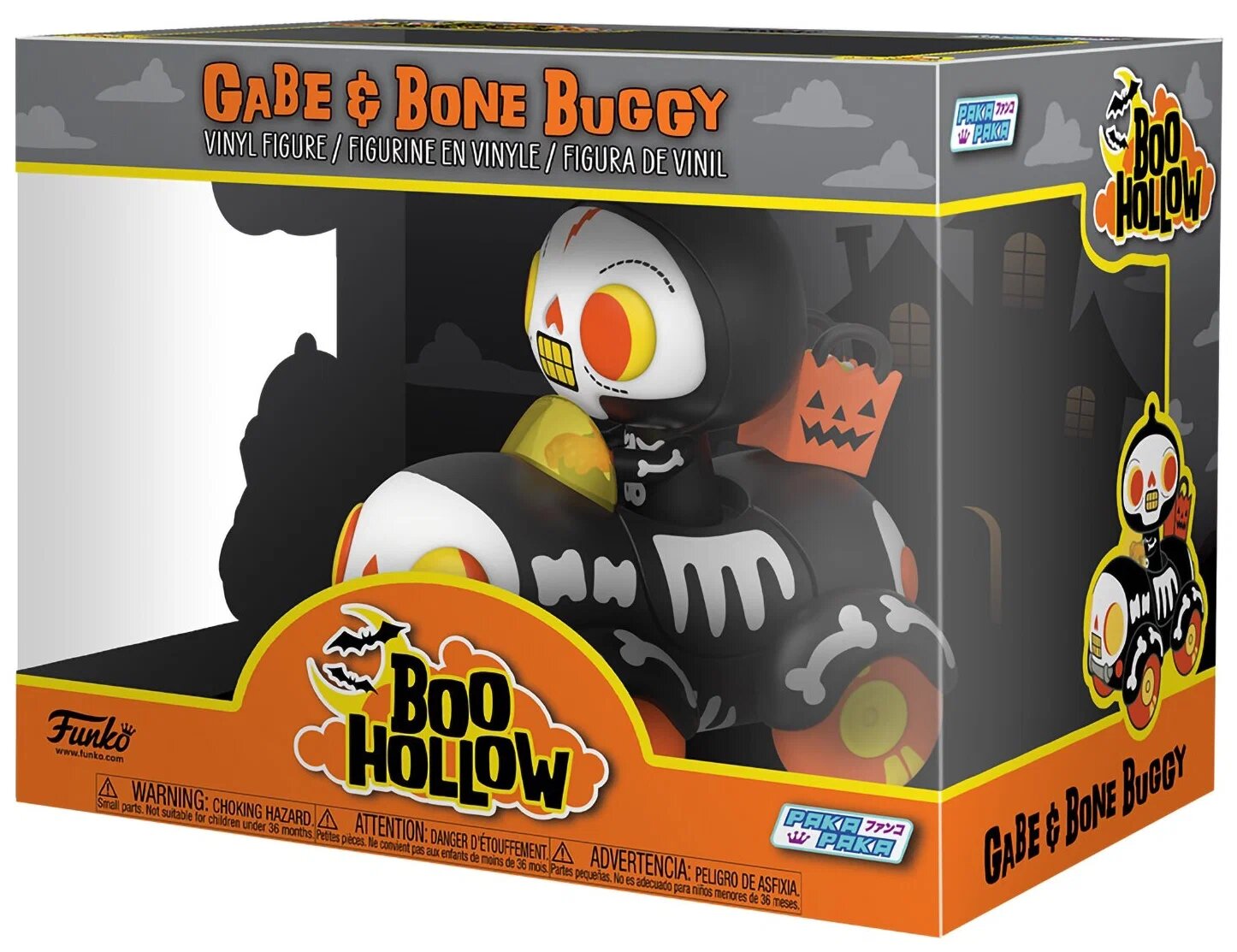 Фигурка Funko Paka Paka Rides Boo Hollow Gabe & Bone Buggy 58003, 9.5 см