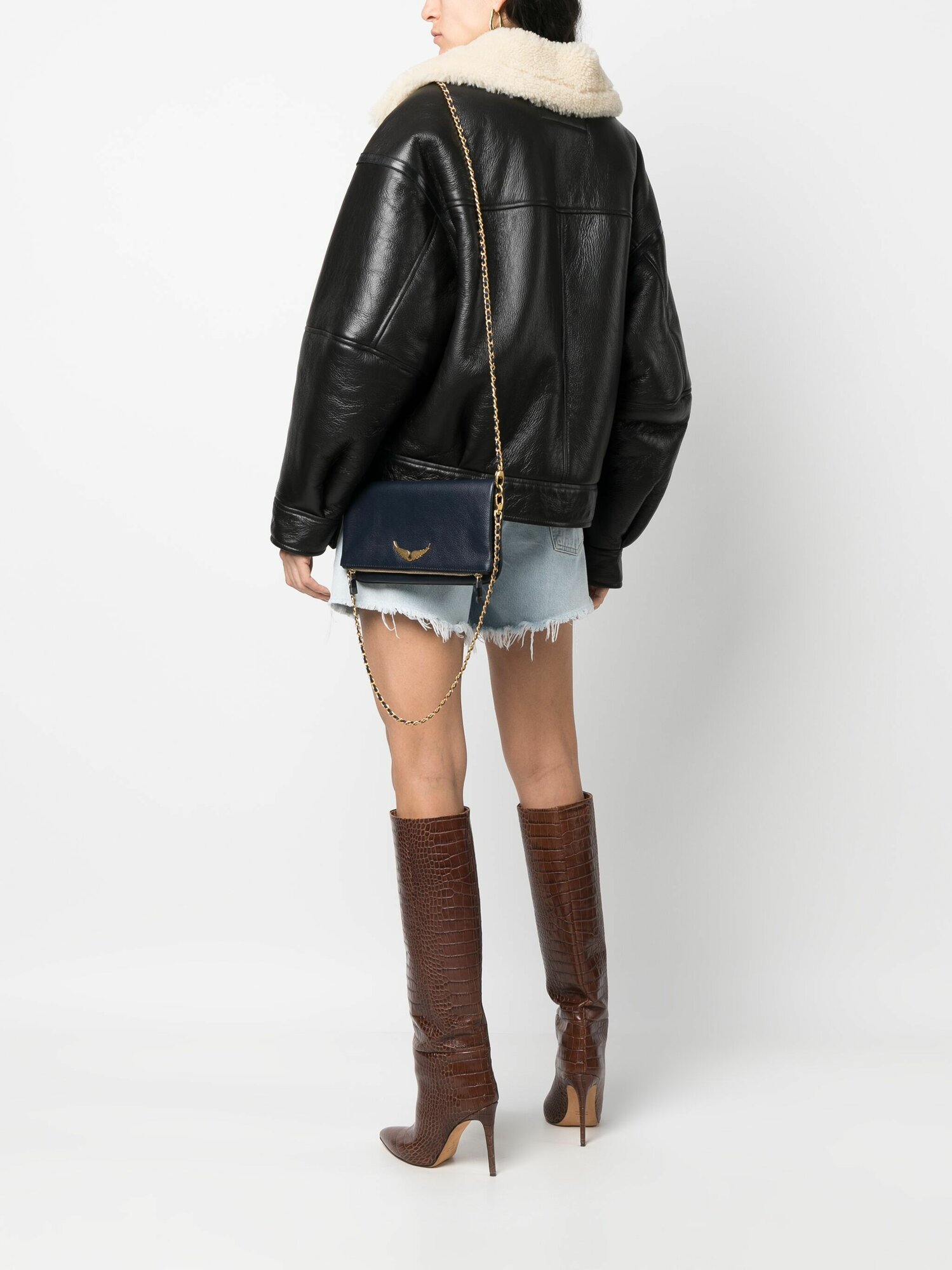 Сумка ZADIG & VOLTAIRE Rock, синий — фото 1