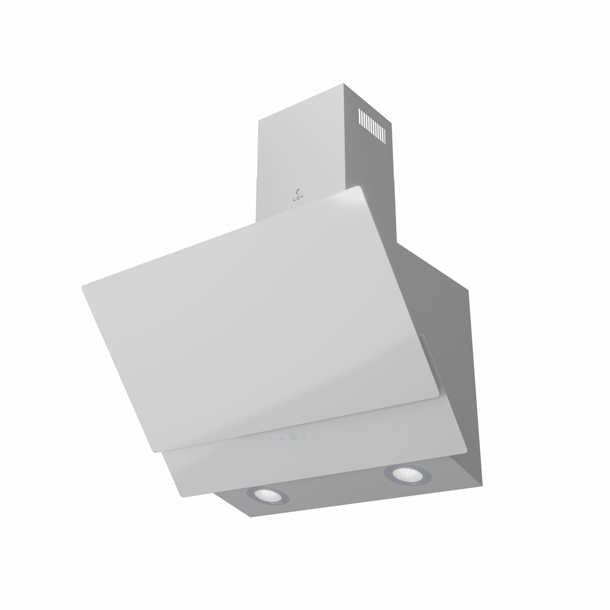 Наклонная кухонная вытяжка LEX ARIA 600 WHITE