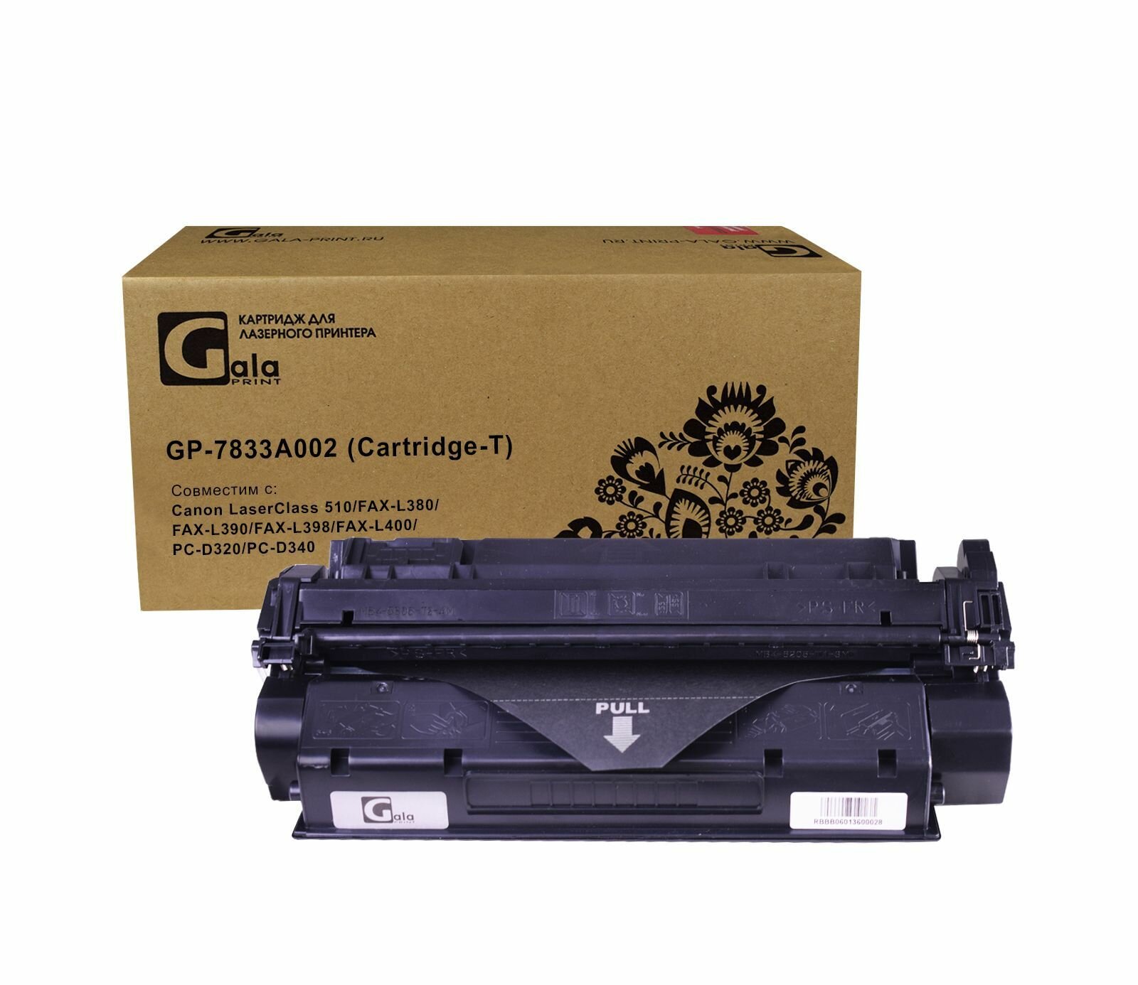 Картридж GalaPrint 7833A002 (Cartridge-T) для Canon LaserClass 510/FAX-L380/L390/L398/L400 и др. 3500 копий, цвет черный