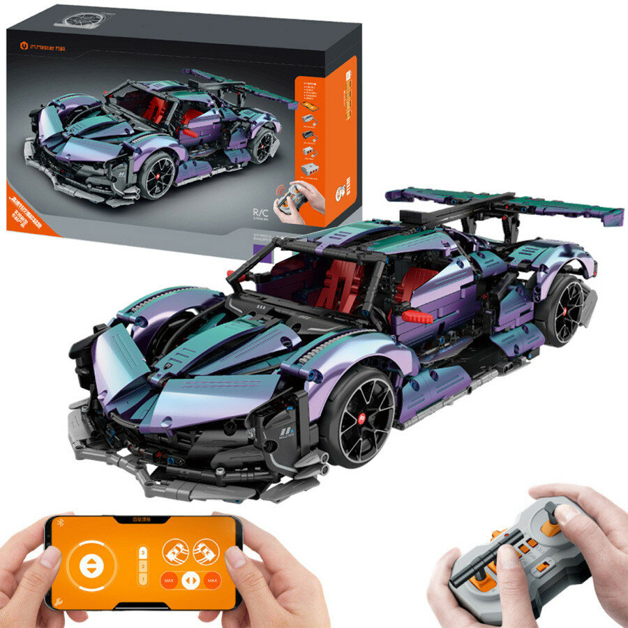 Конструктор iM.Master Перламутровый гиперкар на радиоуправлении 9826-2